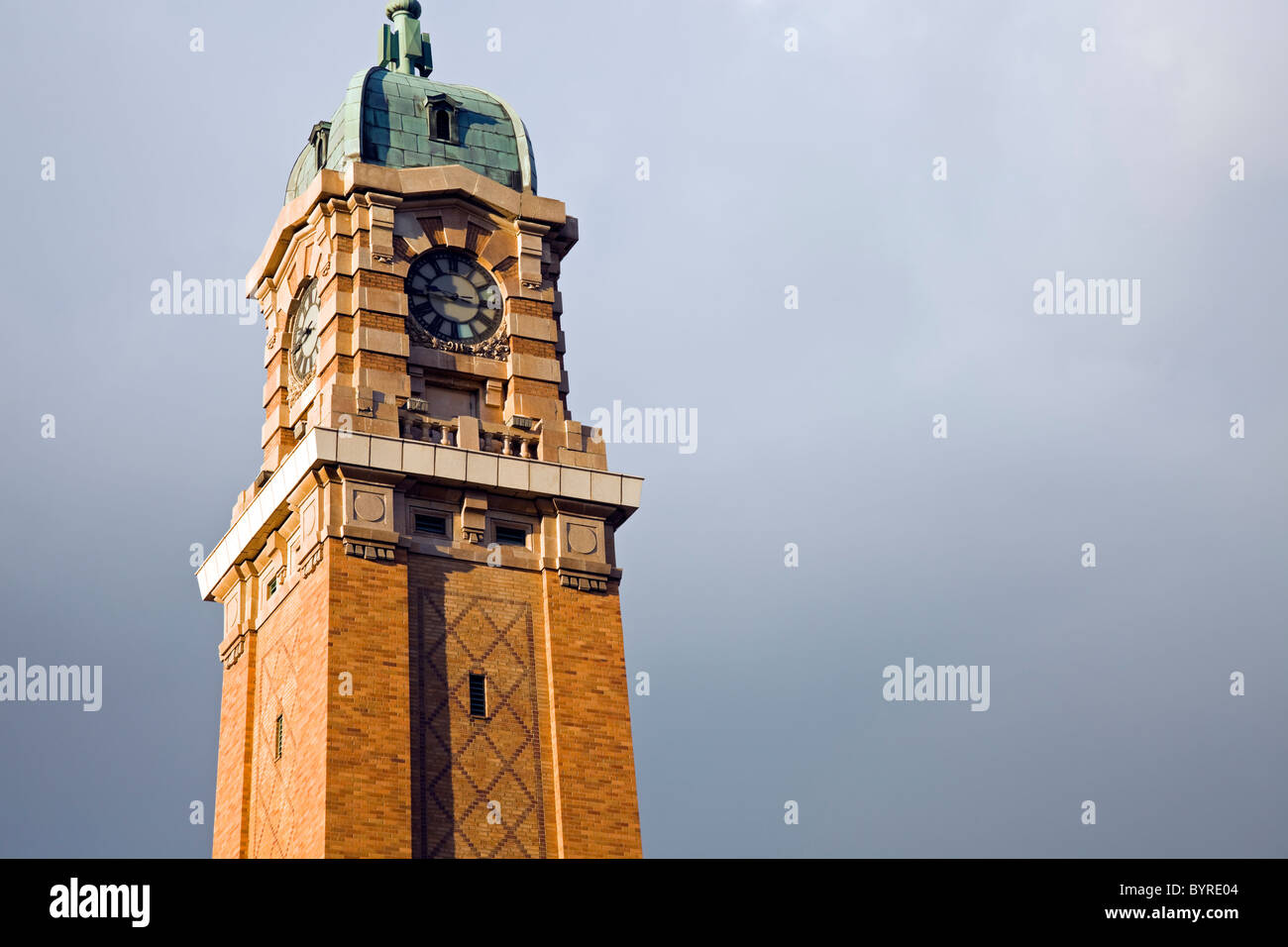 Clock Tower in Ohio City Stock Photo - Alamy