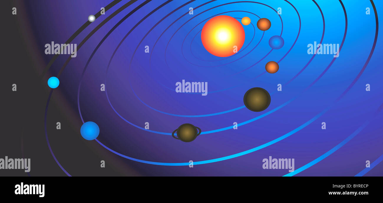 Planets in solar system hi-res stock photography and images - Alamy