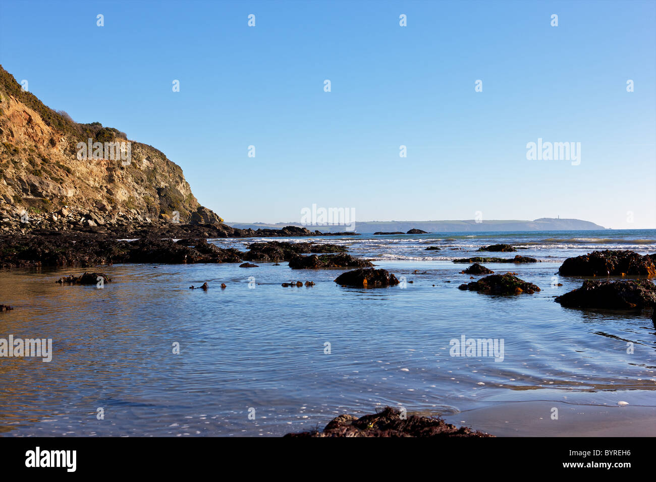 Porthpean beach hi-res stock photography and images - Alamy