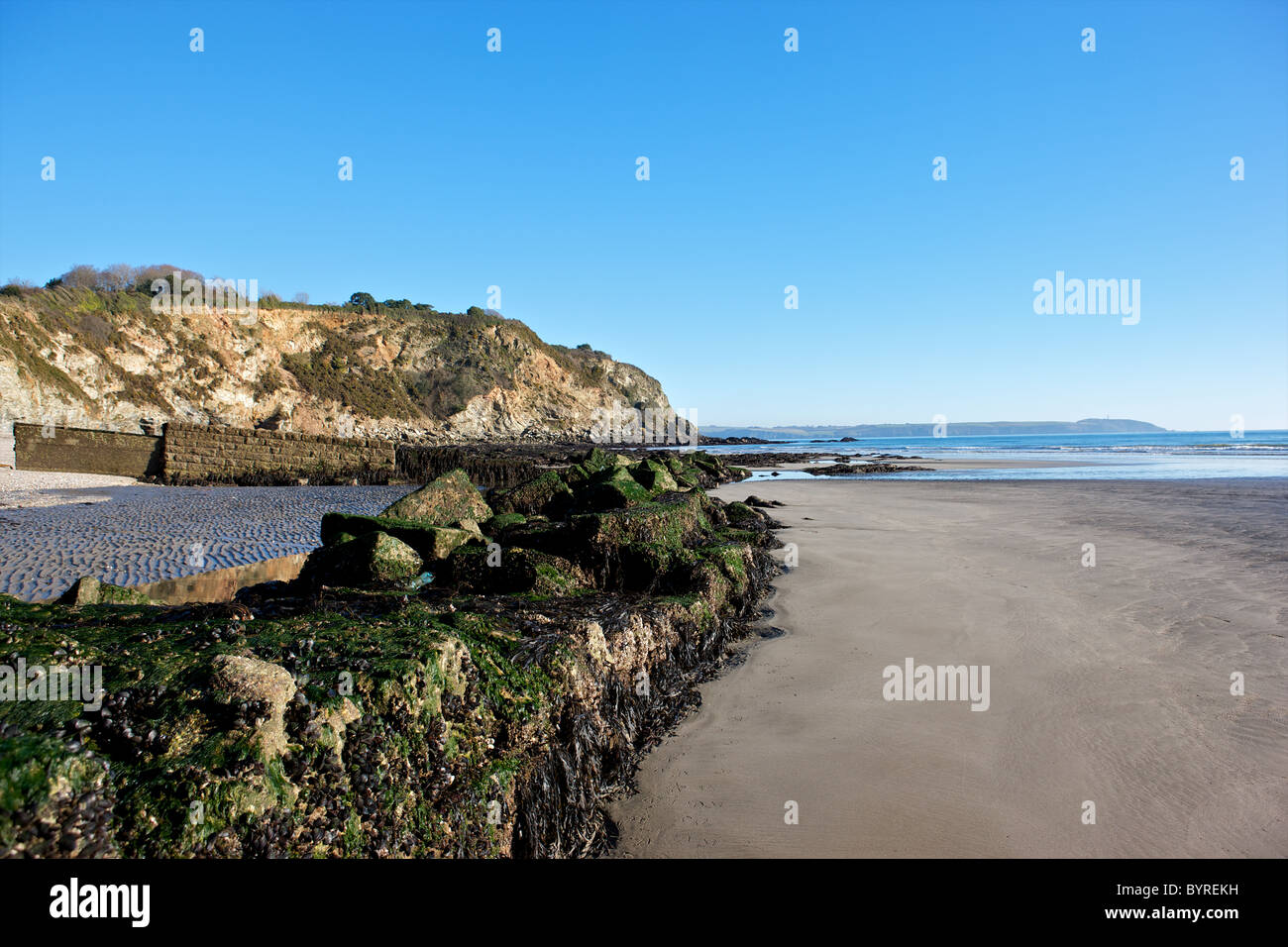 Porthpean beach hi-res stock photography and images - Alamy