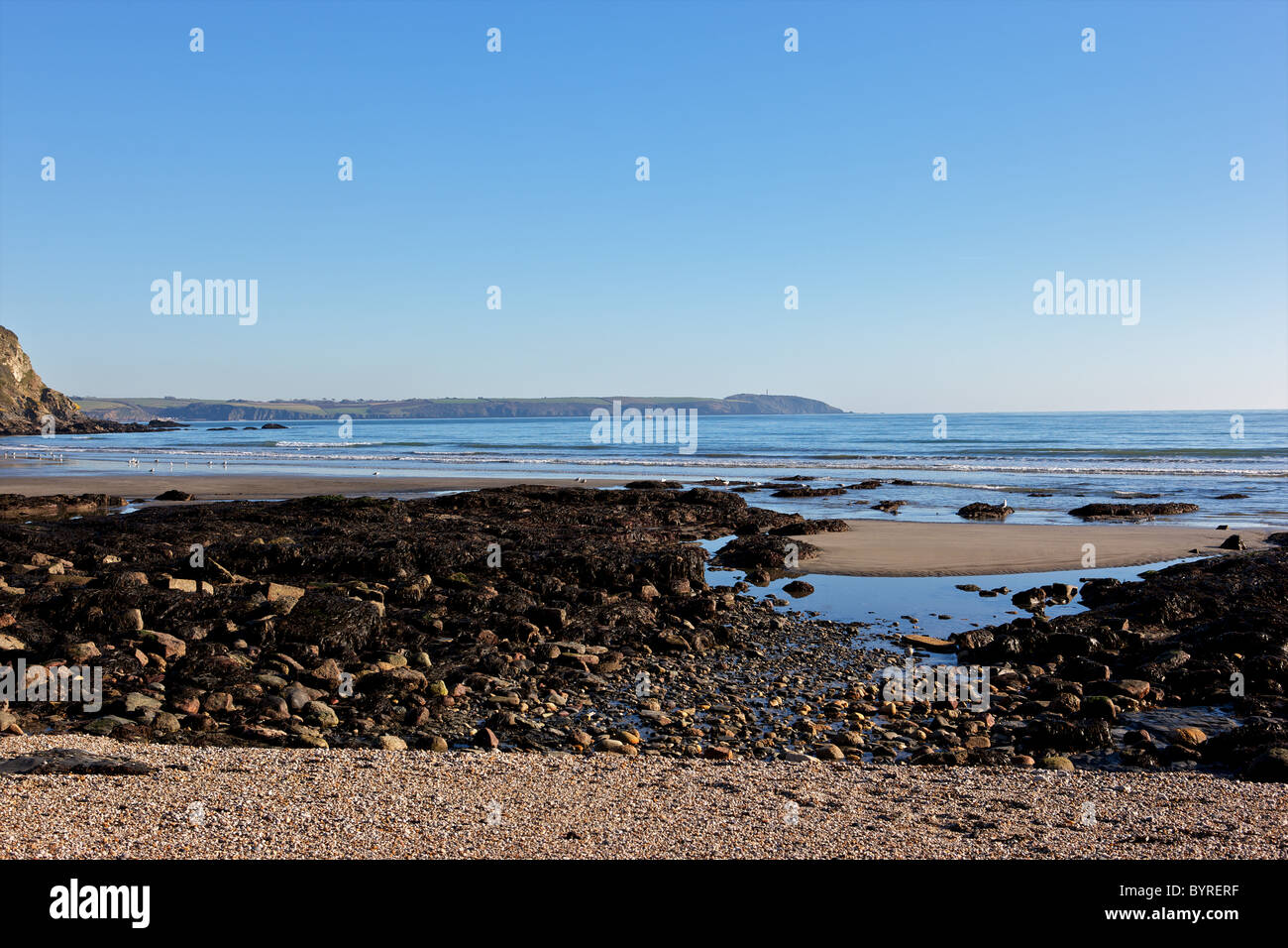 Porthpean beach hi-res stock photography and images - Alamy