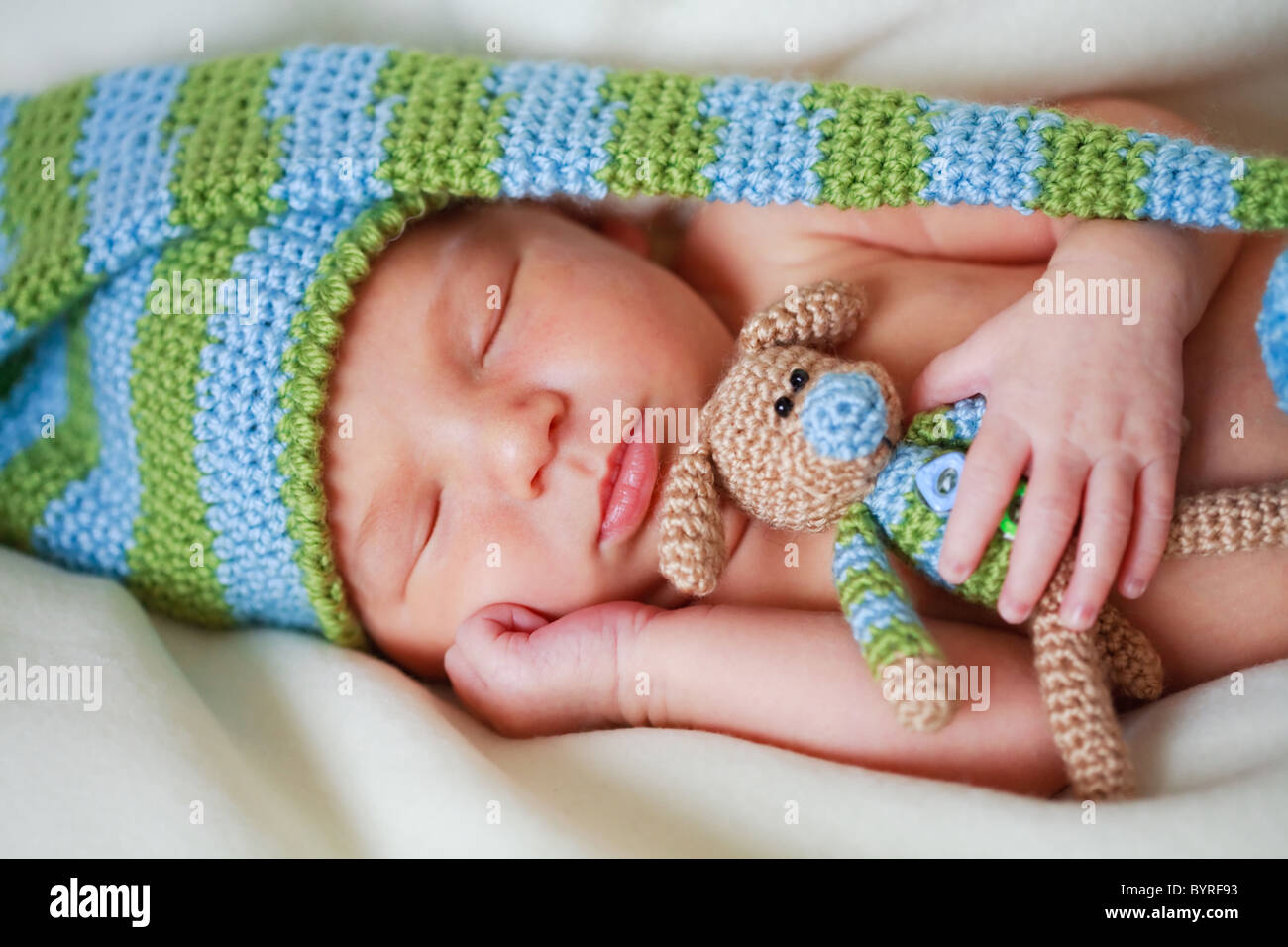 Baby and teddy hi-res stock photography and images - Alamy