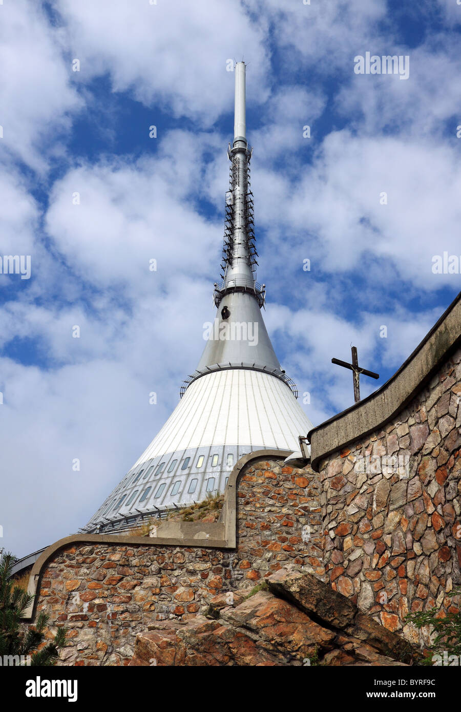 Liberec jested tv tower hotel hi-res stock photography and images - Alamy