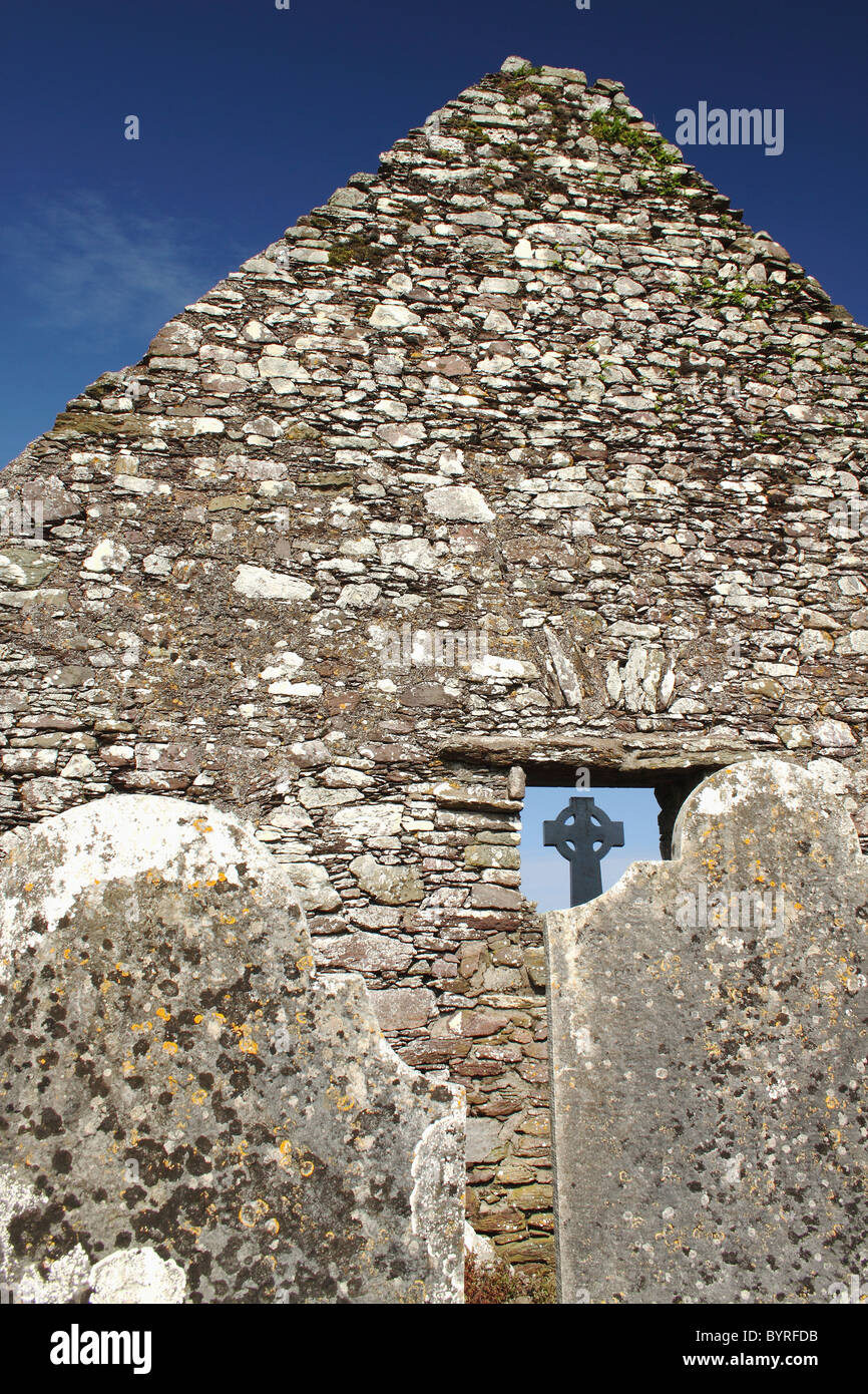 church ruins in east cork in munster region; churchtown, county cork ...