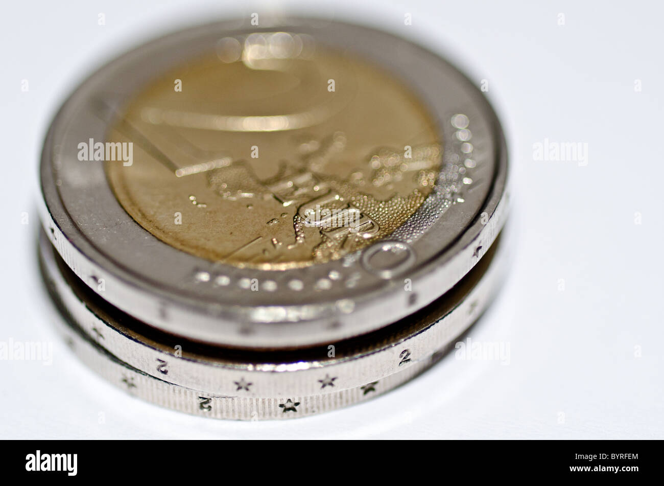 2 euros coin hi-res stock photography and images - Alamy
