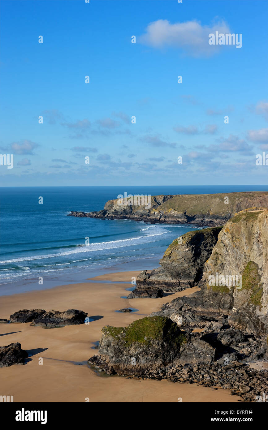 Diggorys island pentire steps hi-res stock photography and images - Alamy