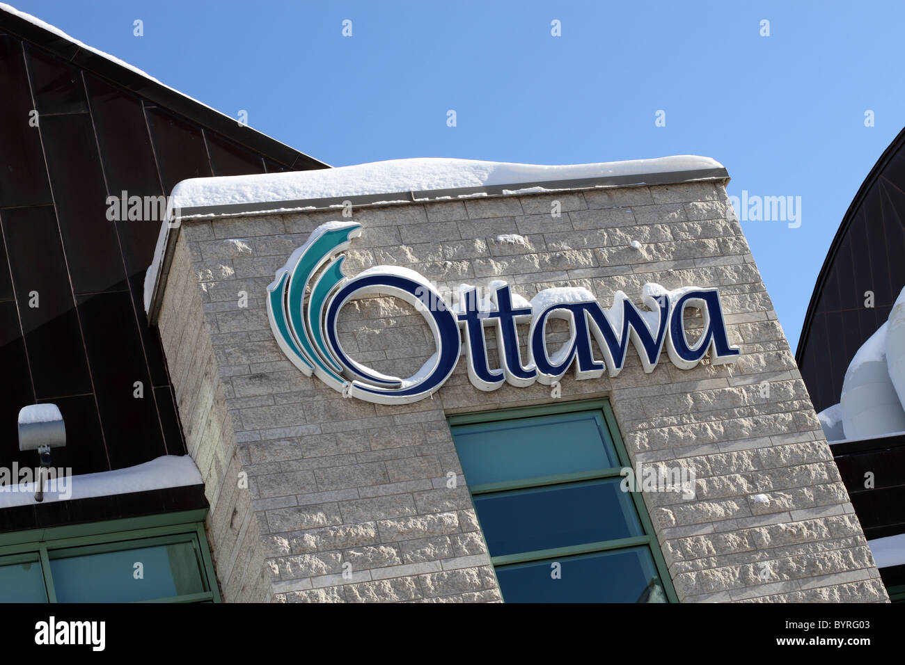The Ottawa City Hall Logo Of The Municipal Government Canada Stock ...