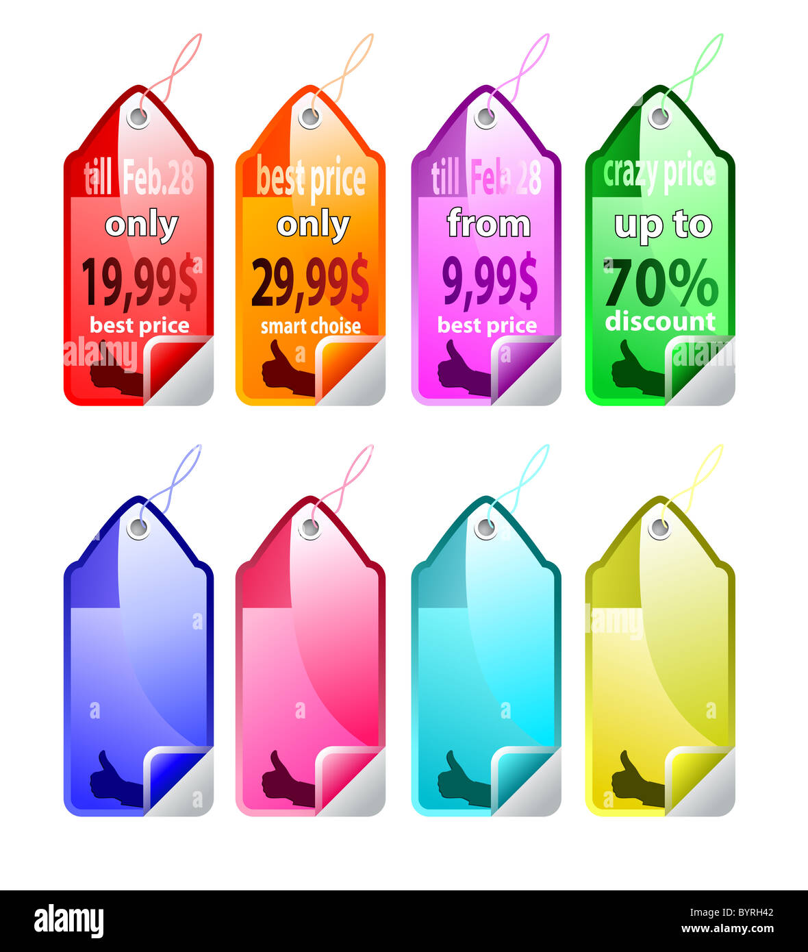 traffic signs full set - vector Stock Photo - Alamy