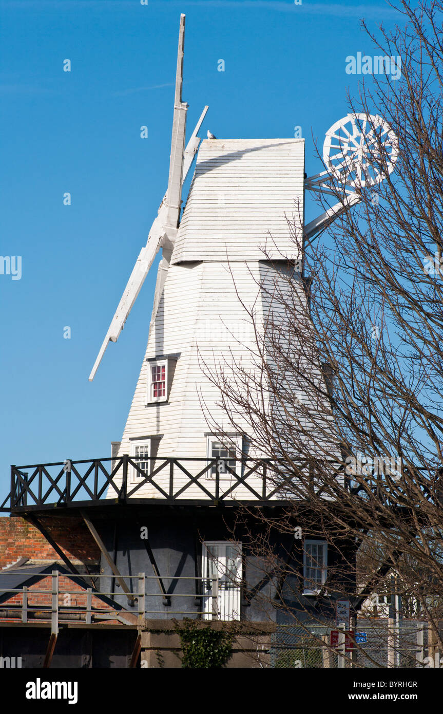 Rye Windmill Rye East Sussex England Stock Photo - Alamy