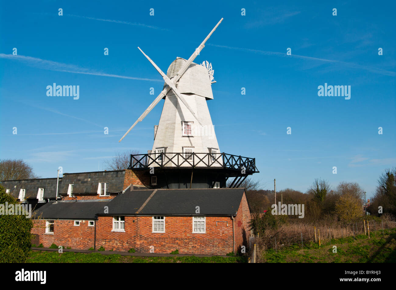 Rye Windmill Rye East Sussex England Stock Photo - Alamy
