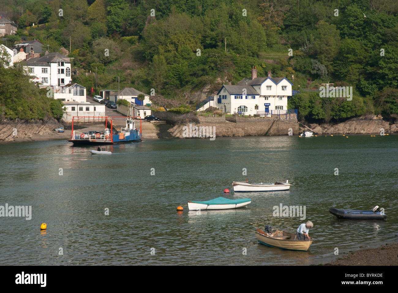 Ferryside house fowey hi-res stock photography and images - Alamy