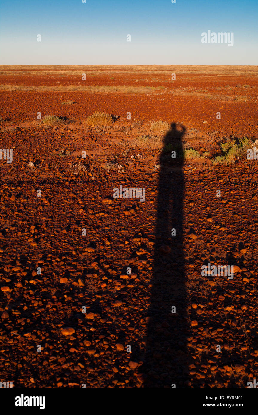 Shadows in the desert Stock Photo - Alamy