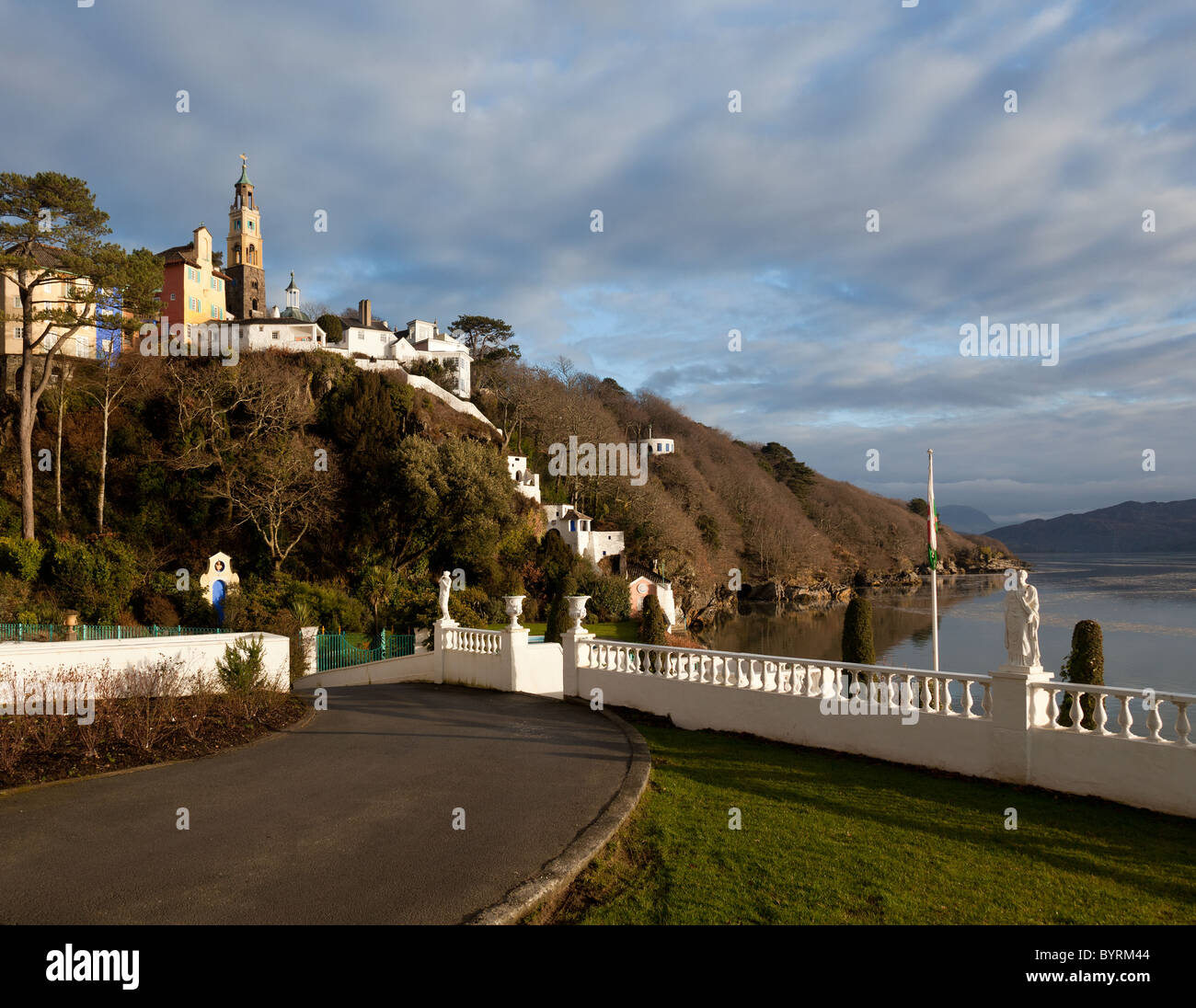 Portmeirion village winter hi-res stock photography and images - Alamy
