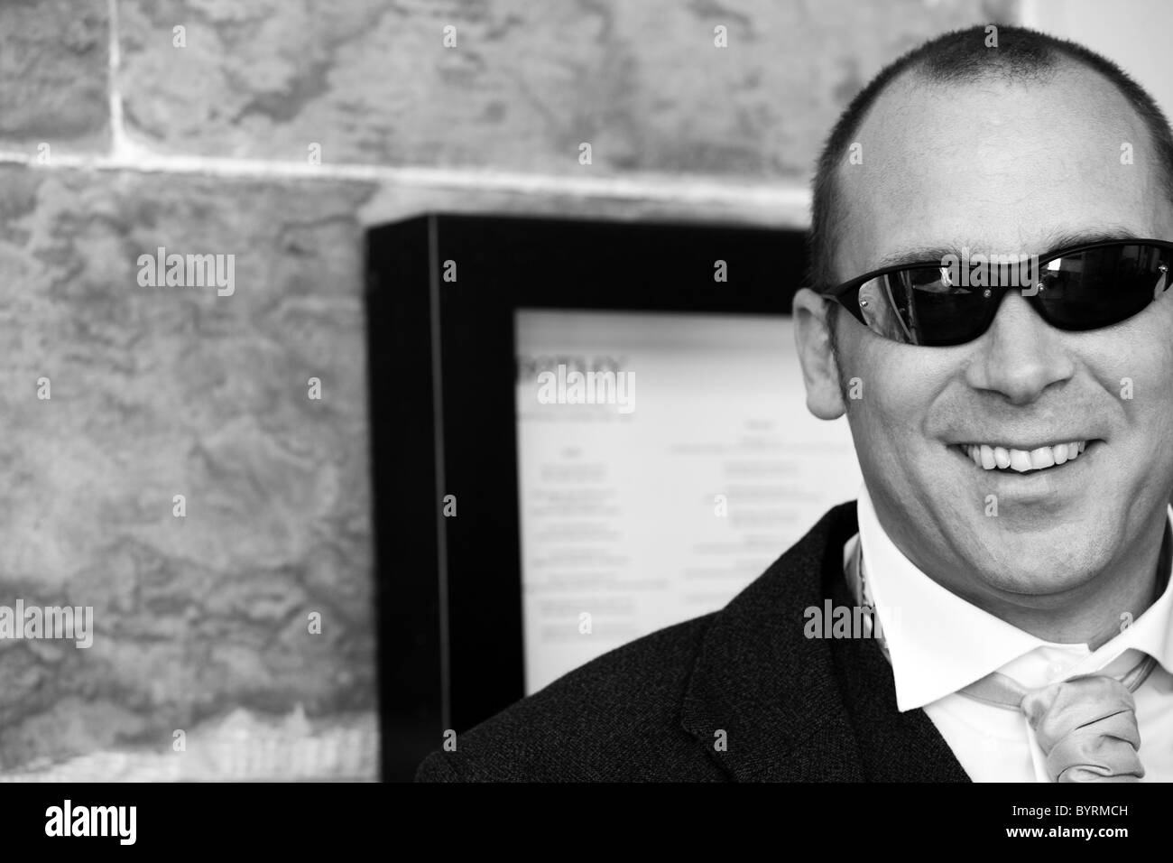 Man in his thirties Black and White Stock Photos & Images - Alamy