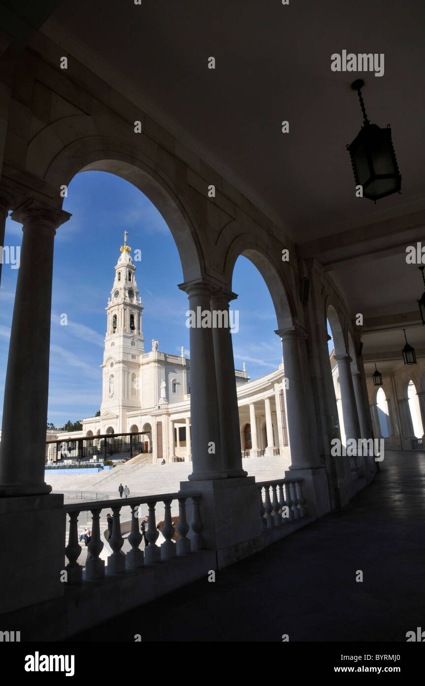 The old Basilica, Fatima, Portugal Stock Photo - Alamy