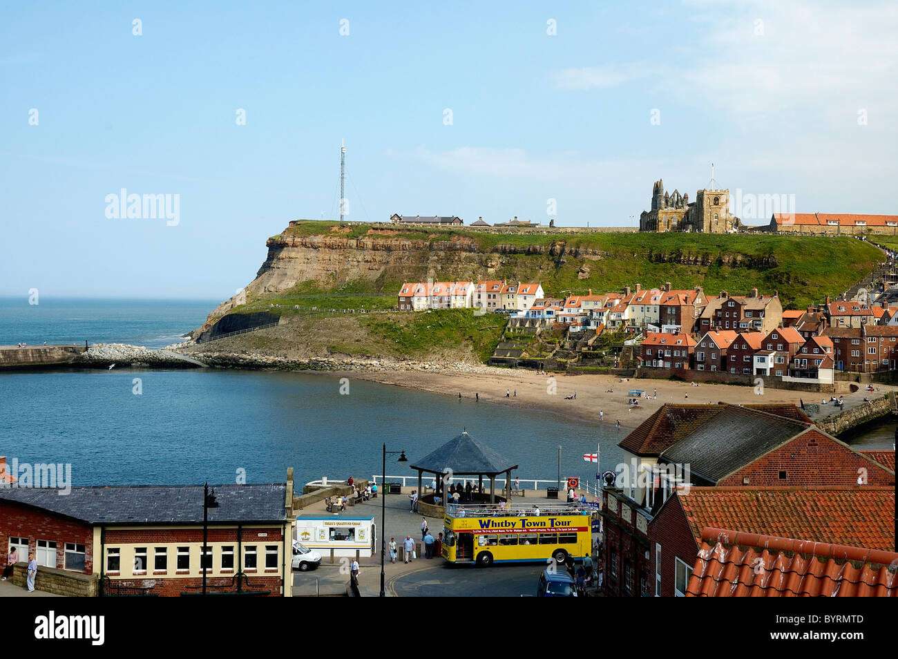 whitby north yorkshire england uk Stock Photo - Alamy