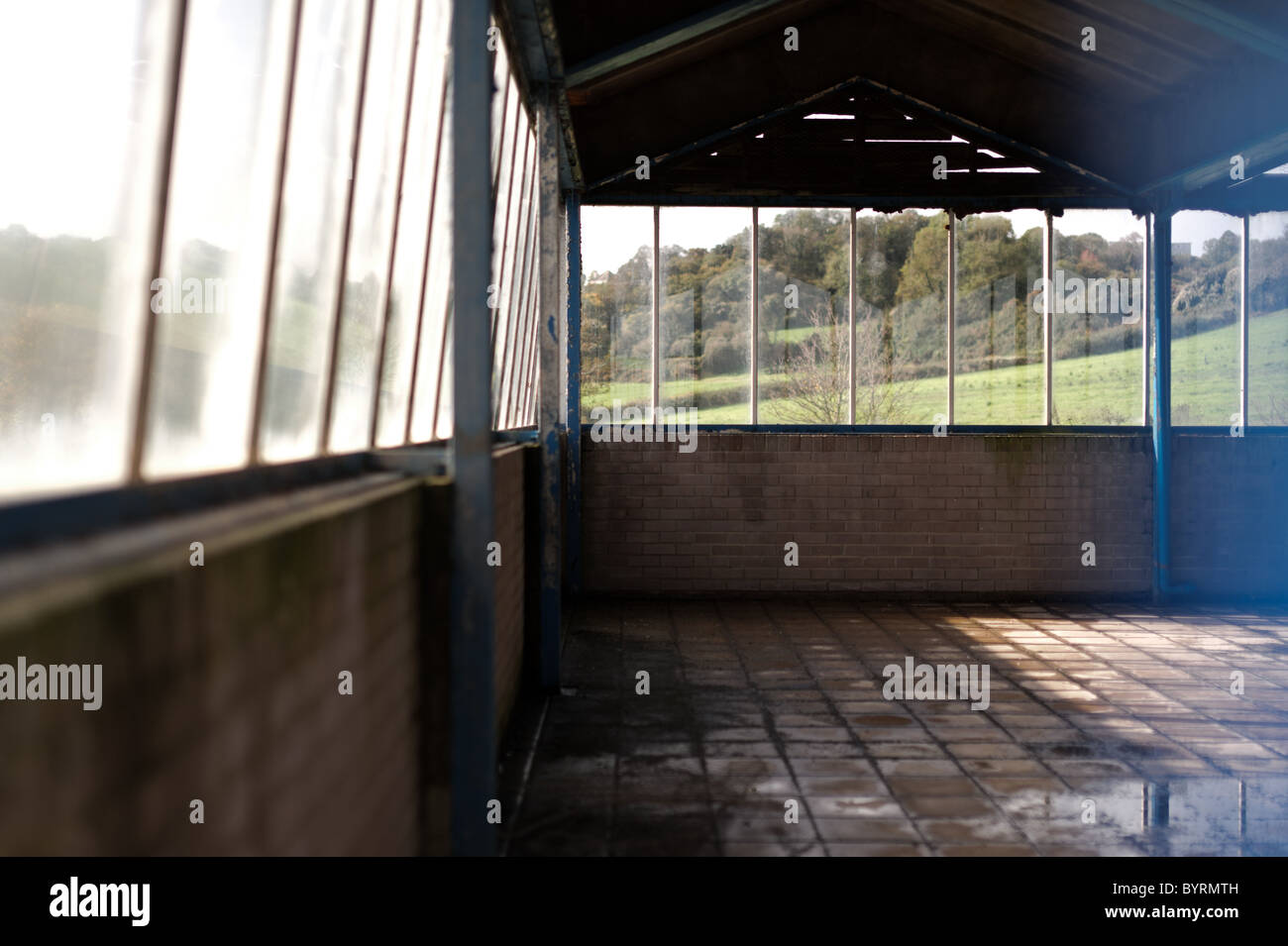 Disused and derelict empty building Stock Photo - Alamy