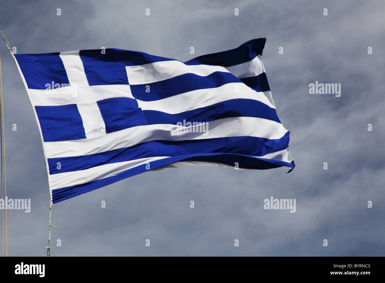 Flag of Greece Stock Photo - Alamy