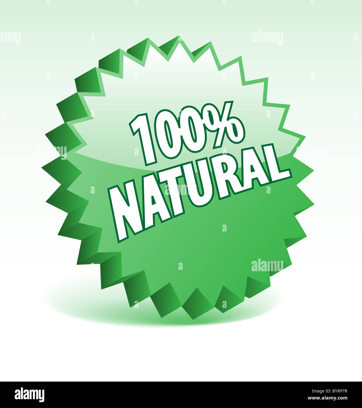 3D green vector badge for promotion, marketing, advertisement Stock ...
