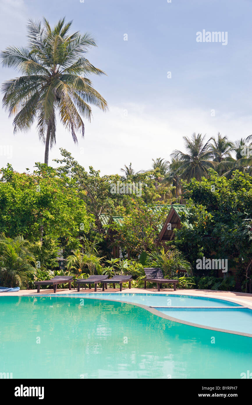 Hotel Swimming Pool near Hat Klong Khong (Klong Khong Beach), Ko Lanta ...