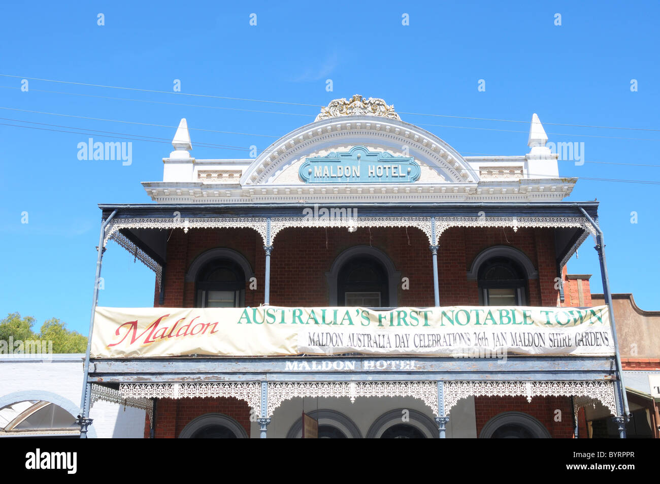 Maldon street scene victoria australia hi-res stock photography and ...