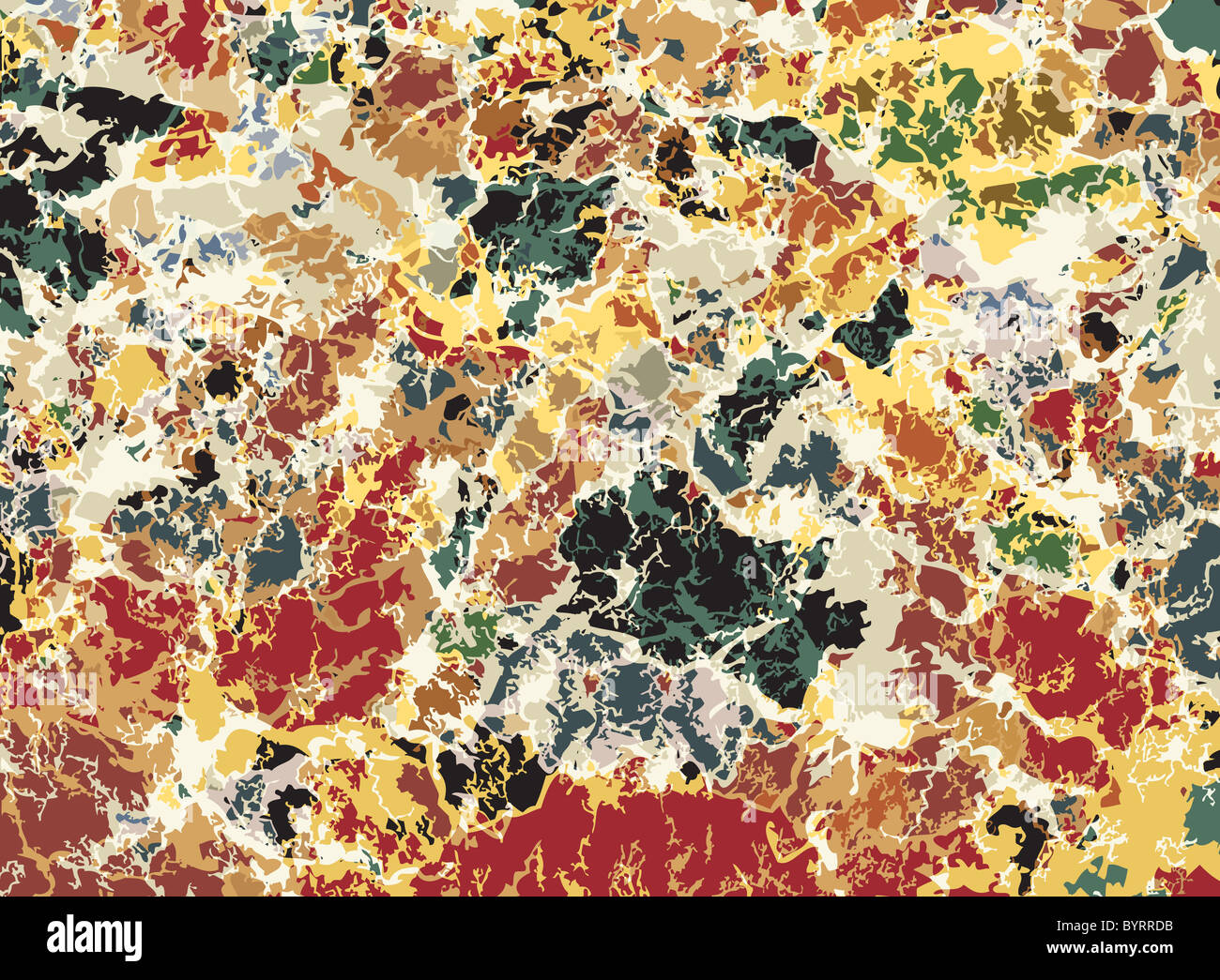 Illustration of a detailed colorful grunge pattern Stock Photo - Alamy