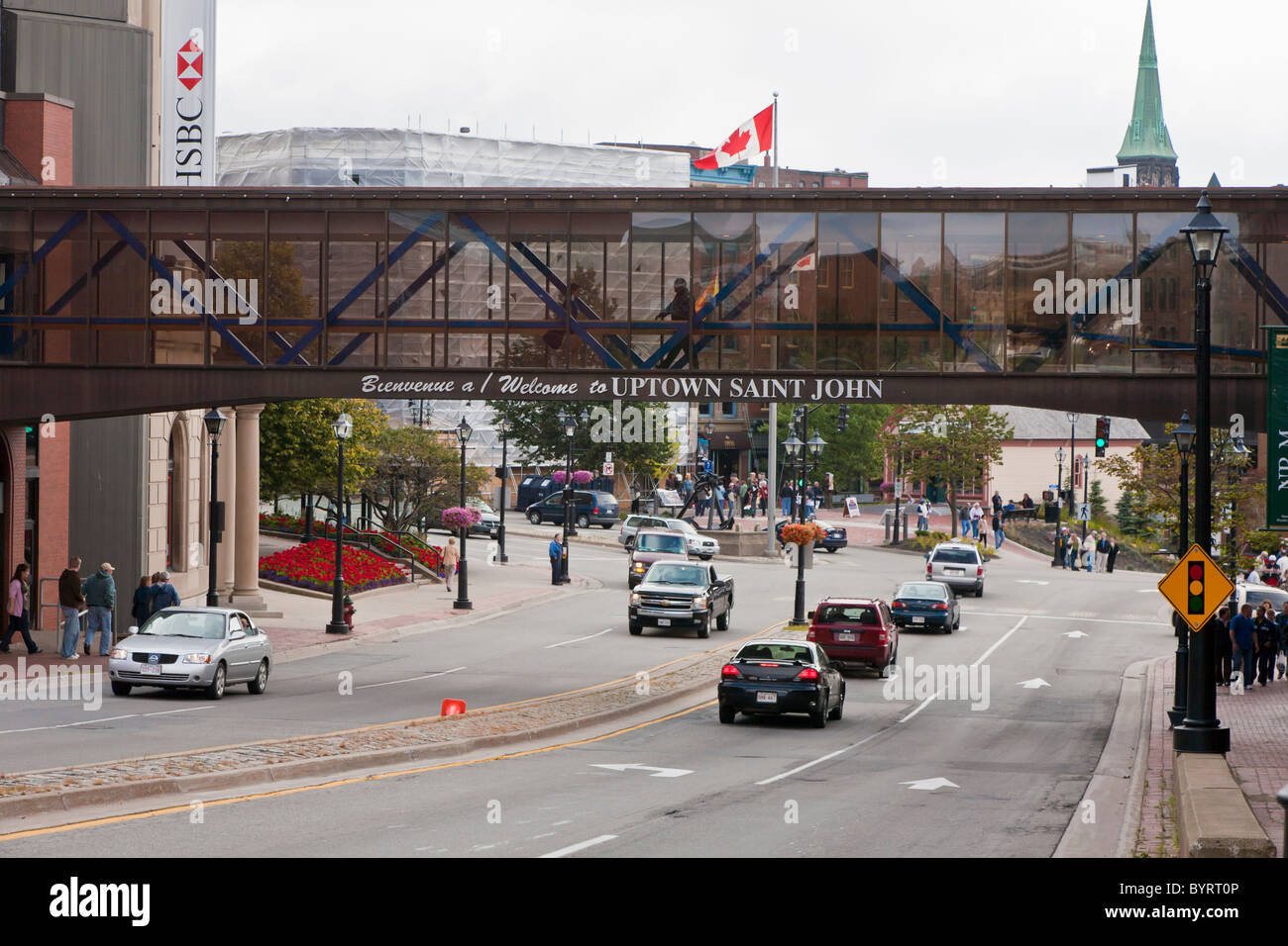 Canada new brunswick welcome sign hi-res stock photography and images ...