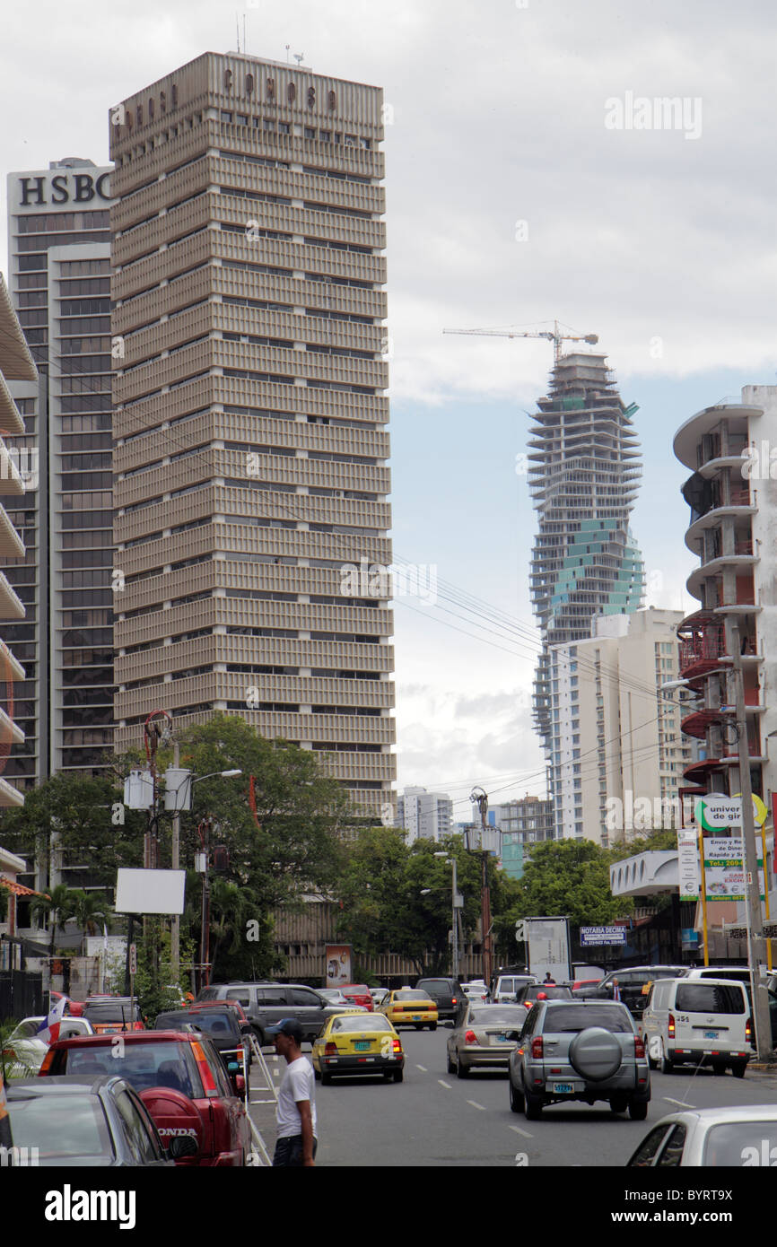 Panama,Latin,Central America,Panama City,Bella Vista,Via Espana,street ...