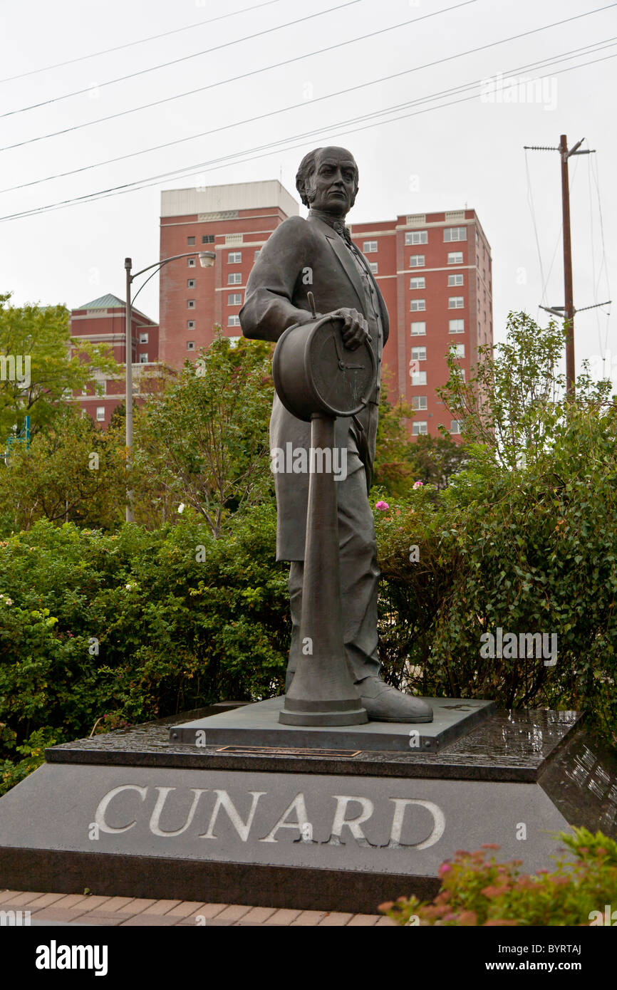 Statue of Sir Samuel Cunard in Halifax, Nova Scotia, Canada Stock Photo ...