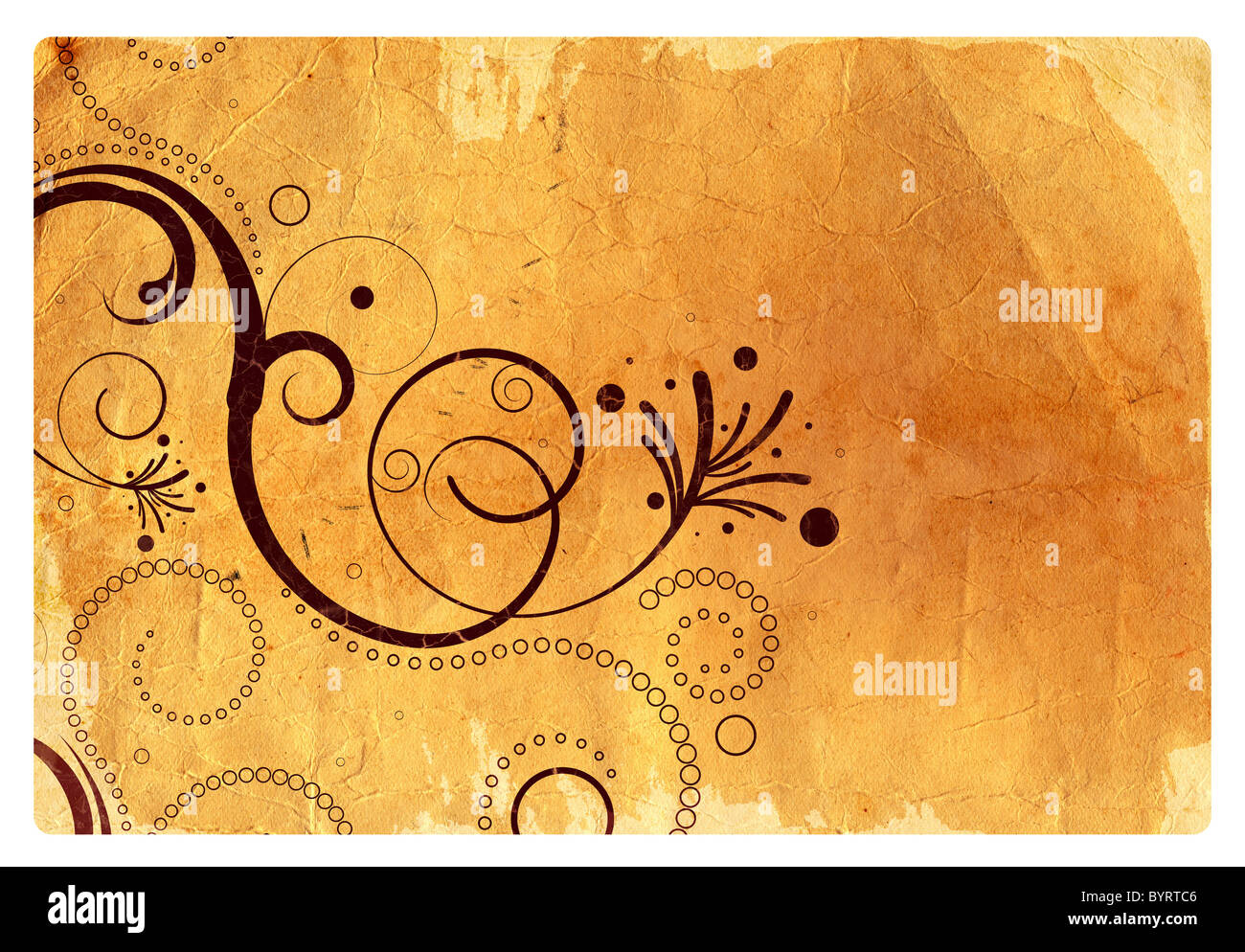 Retro style paper background with text space Stock Photo - Alamy