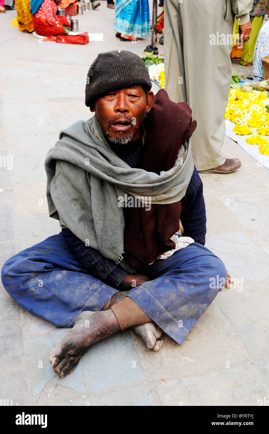 homeless man begging , peoples lives ( the nepalis ) , life in ...