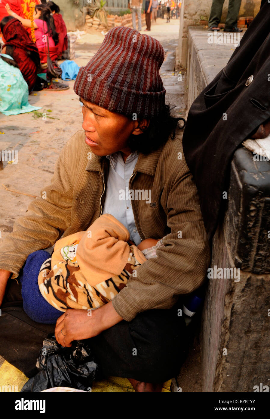 Nepal homeless hi-res stock photography and images - Alamy