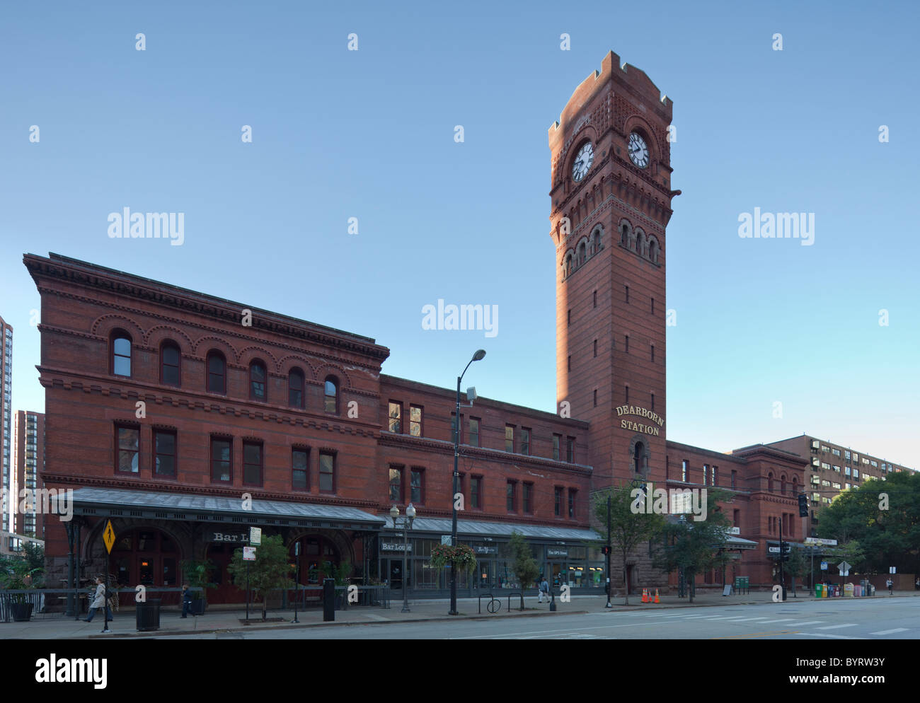 Dearborn Station, Dearborn and Polk Streets, Chicago, Illinois, USA ...