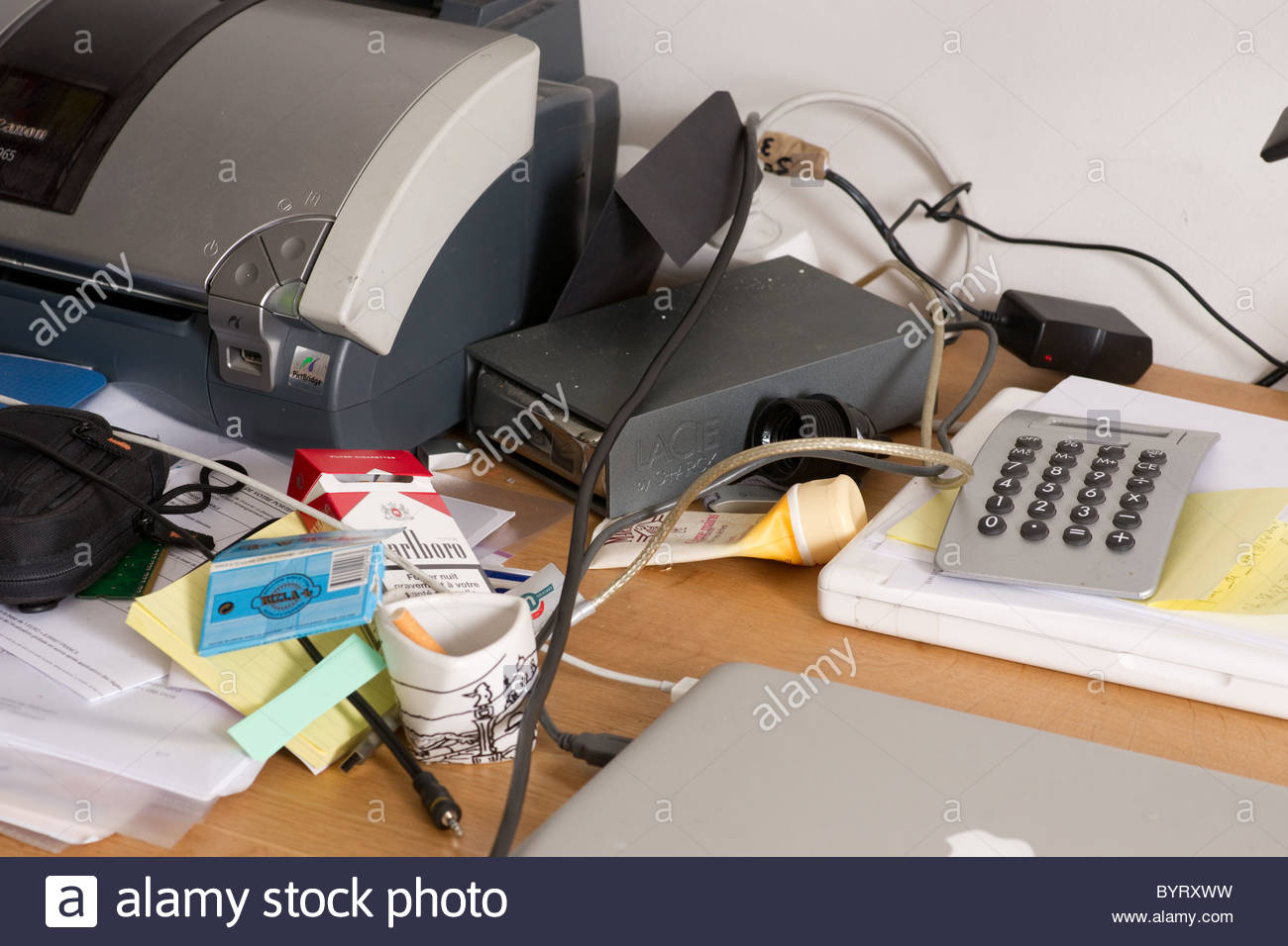 Messy Office Table High Resolution Stock Photography and Images - Alamy