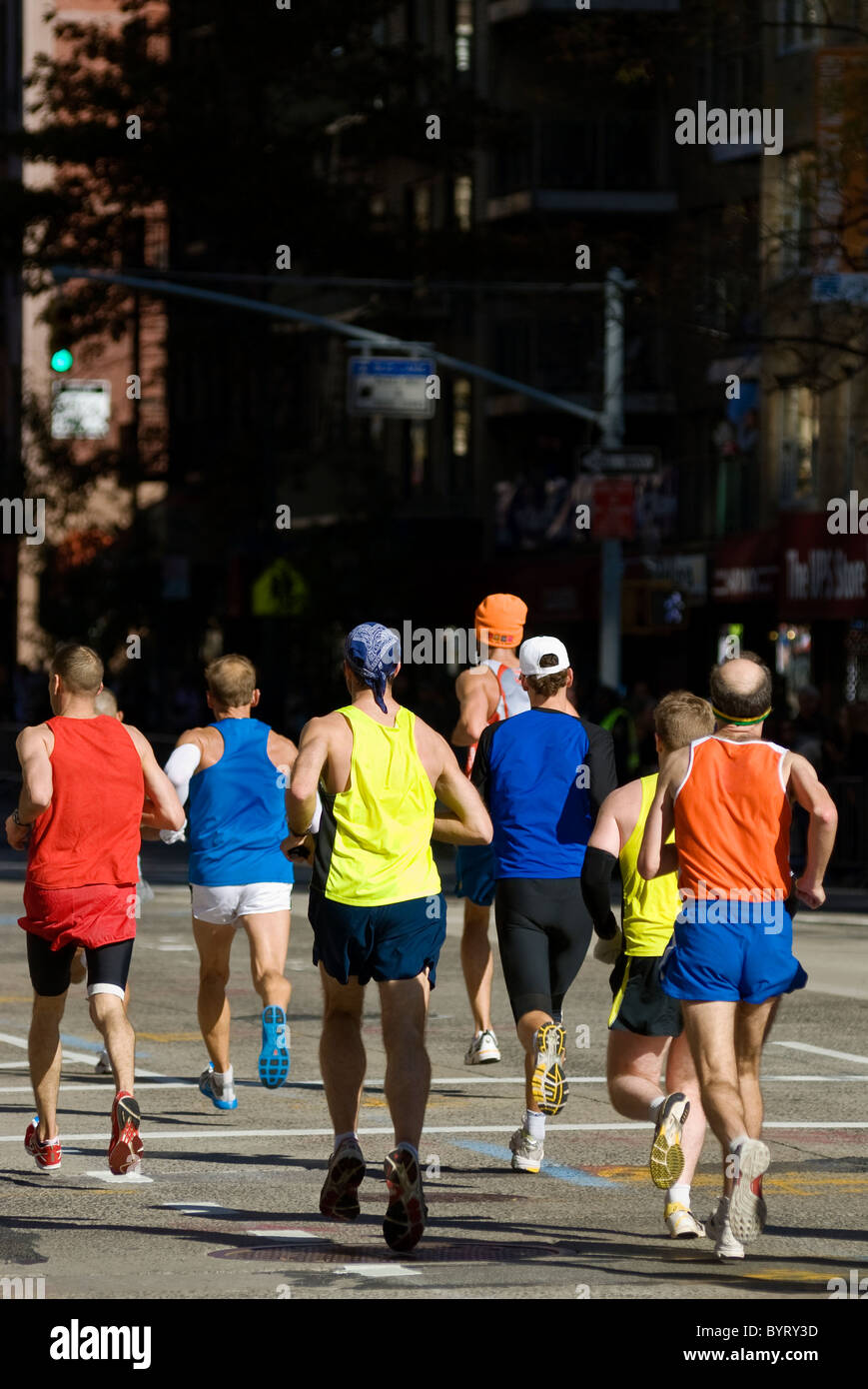 Marathon Runners Running Stock Photo - Alamy