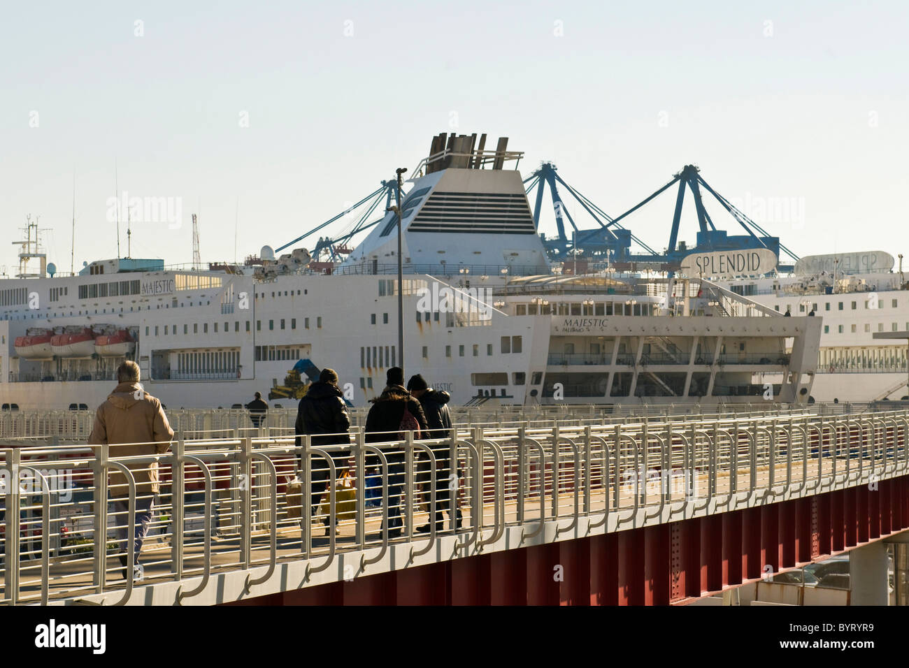 Seaport, Genoa, Italy Stock Photo - Alamy