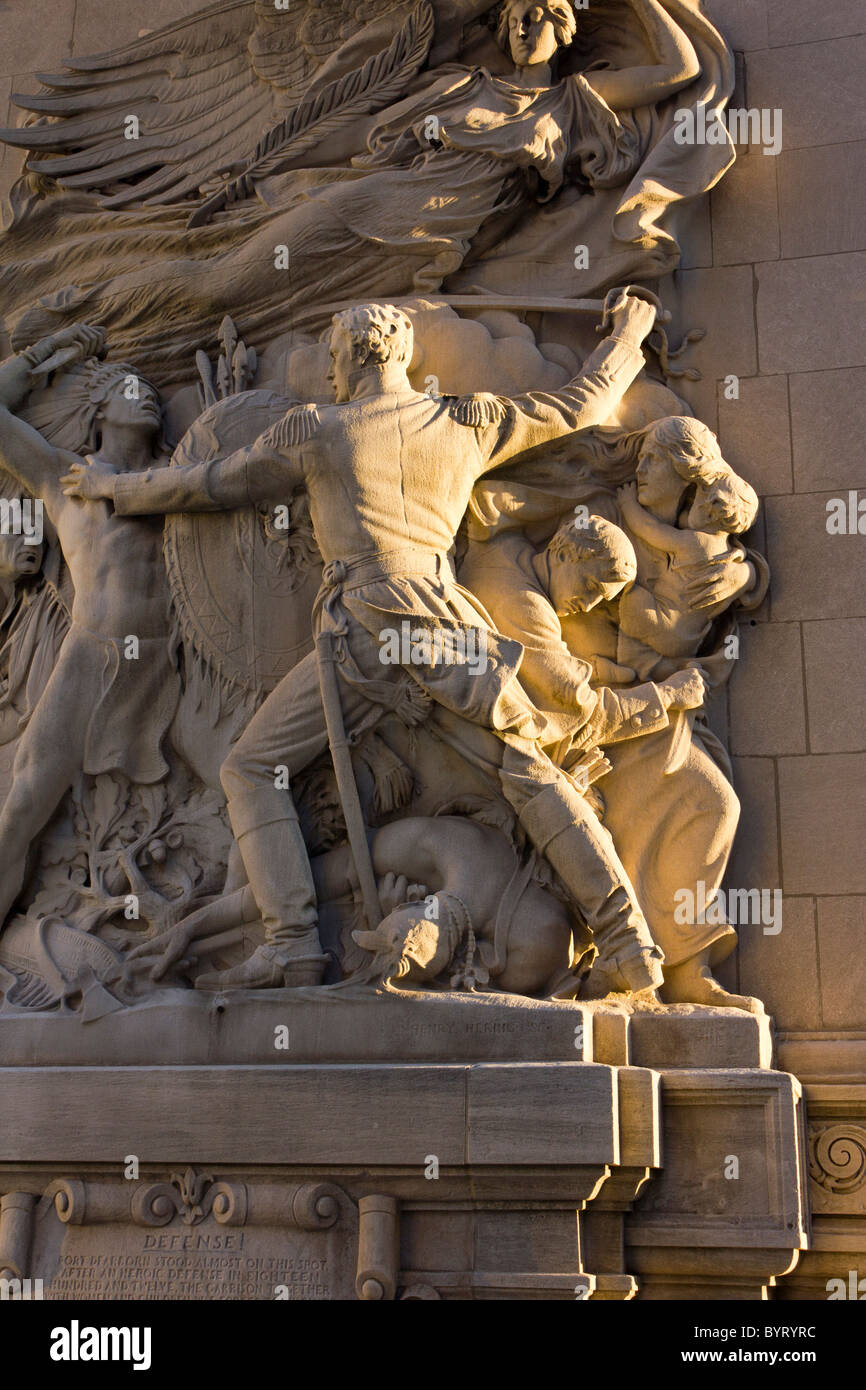 Site of fort dearborn hi-res stock photography and images - Alamy