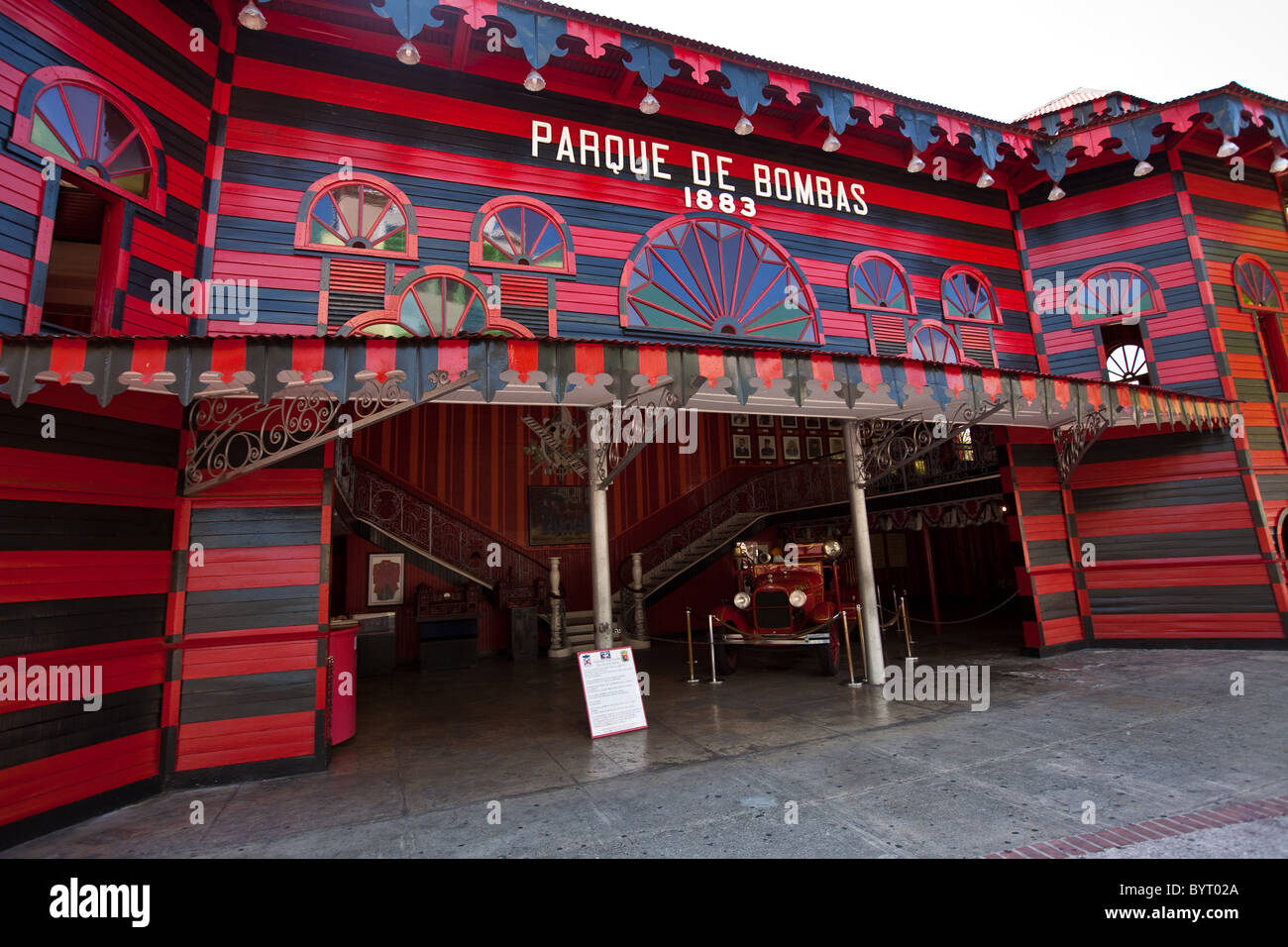 Parque de Bombas museum in Ponce, Puerto Rico Stock Photo - Alamy