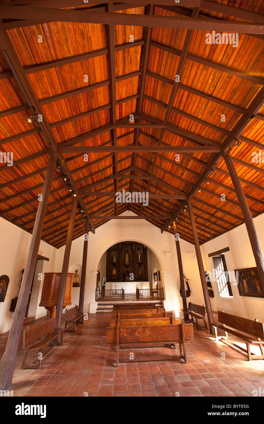 Interior of the Porta Coeli Church or Heaven's Gate in San German ...