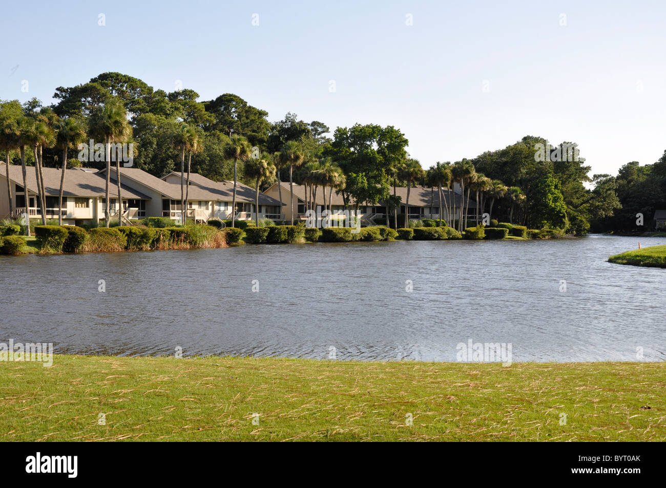 Residential homes by the water in Sea Pines on Hilton Head Island in ...