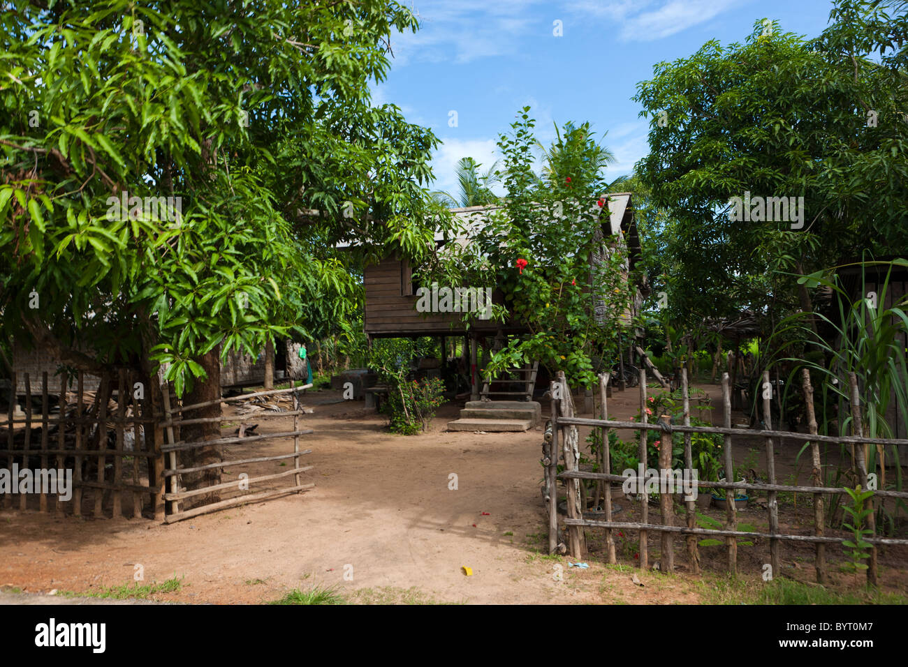 Countryside home near Siem Reap. Cambodia. Asia Stock Photo - Alamy
