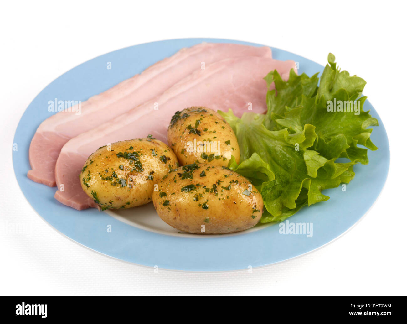 Boiled Potatoes And Ham