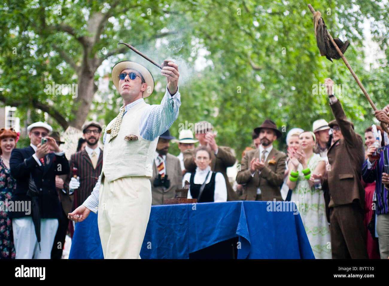 The lighting of the 'Olympic Pipe' at the Chap Olympiad Stock Photo - Alamy