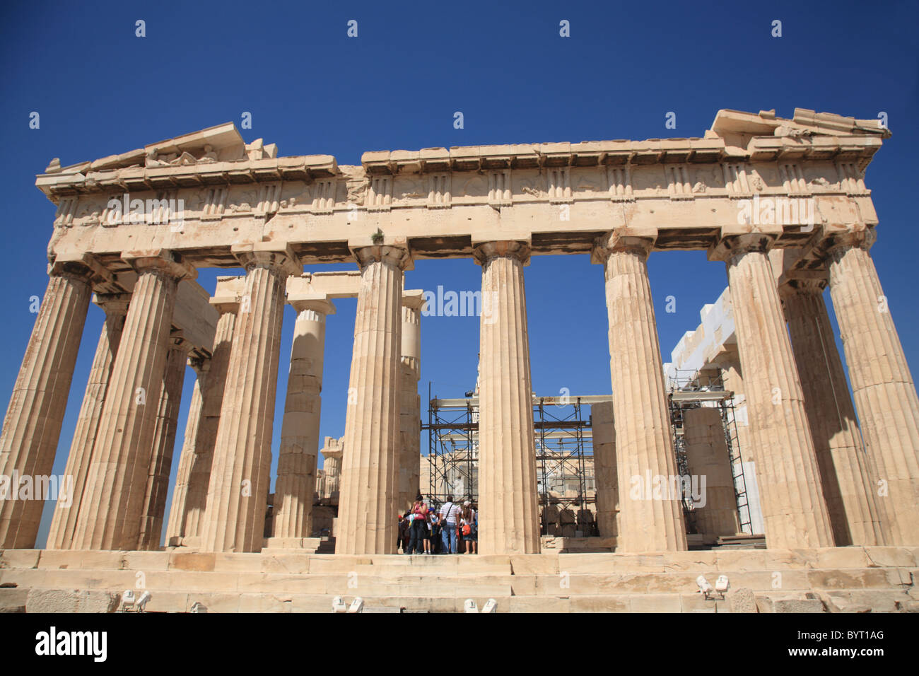 Parthenon, Acropolis Rock, Athens, Attiki, Greece, Europe Stock Photo ...
