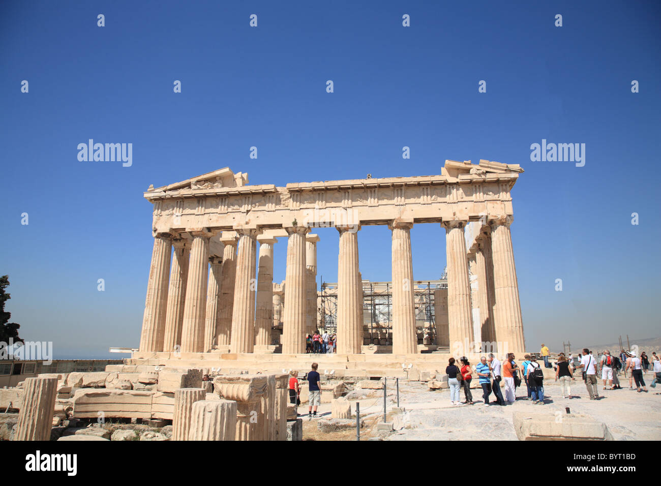 Parthenon, Acropolis Rock, Athens, Attiki, Greece, Europe Stock Photo ...