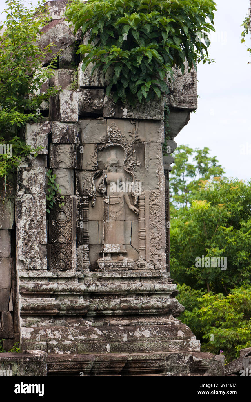 Phnom Bok temple. 10th century. Siem Reap, Cambodia. Asia Stock Photo ...