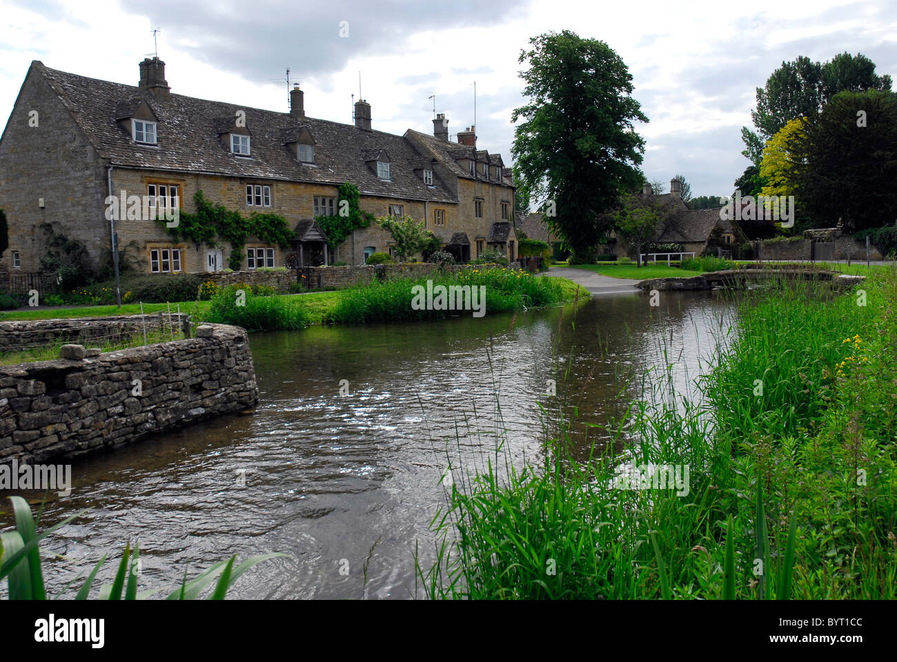 Lower Slaughter, cotswolds, gloucestershire, england, UK, europe Stock ...