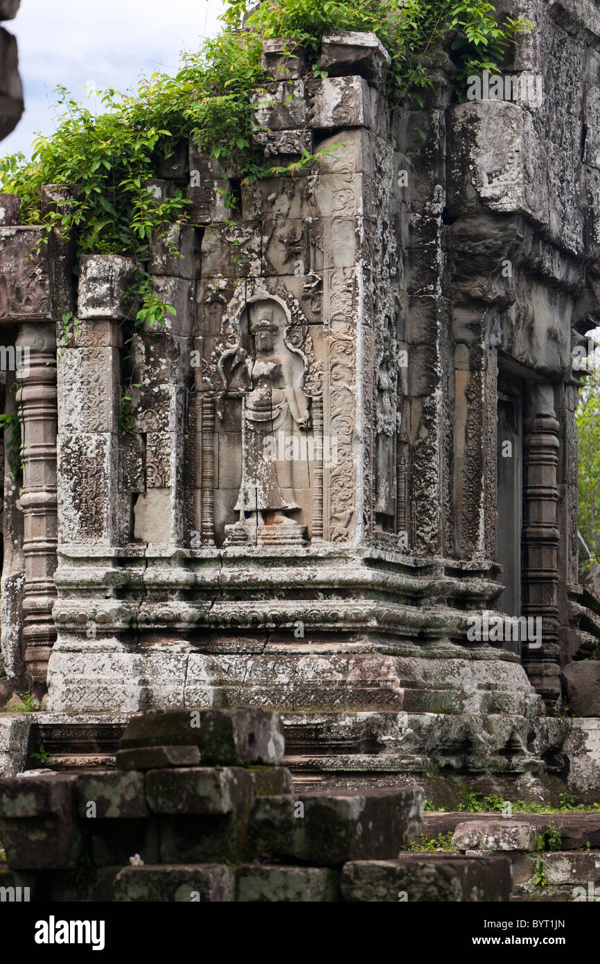 Phnom Bok temple. 10th century. Siem Reap, Cambodia. Asia Stock Photo ...