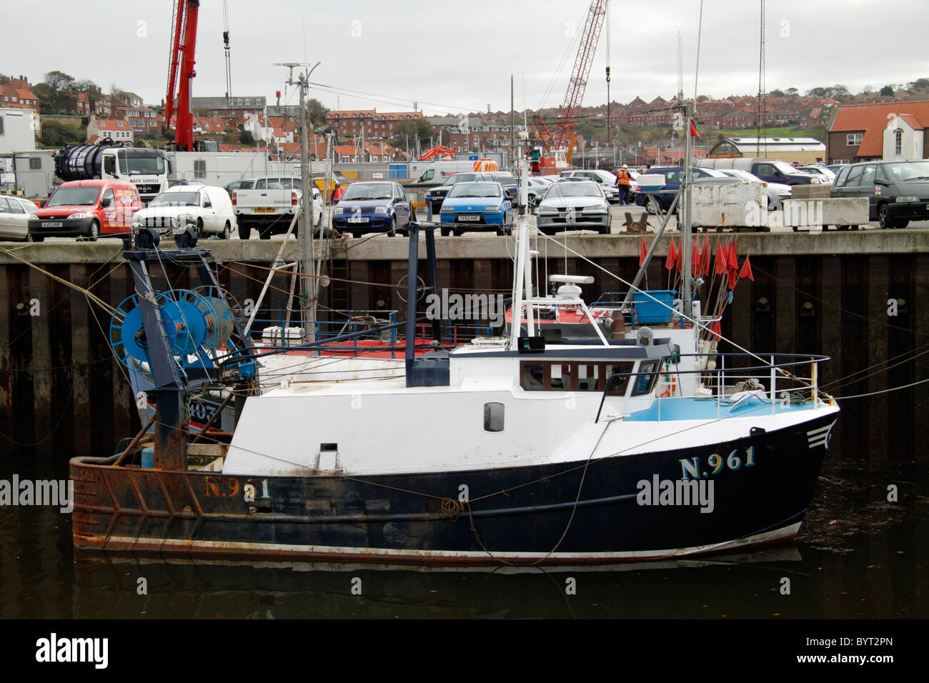 Whitby harbour fishing trawler hi-res stock photography and images - Alamy