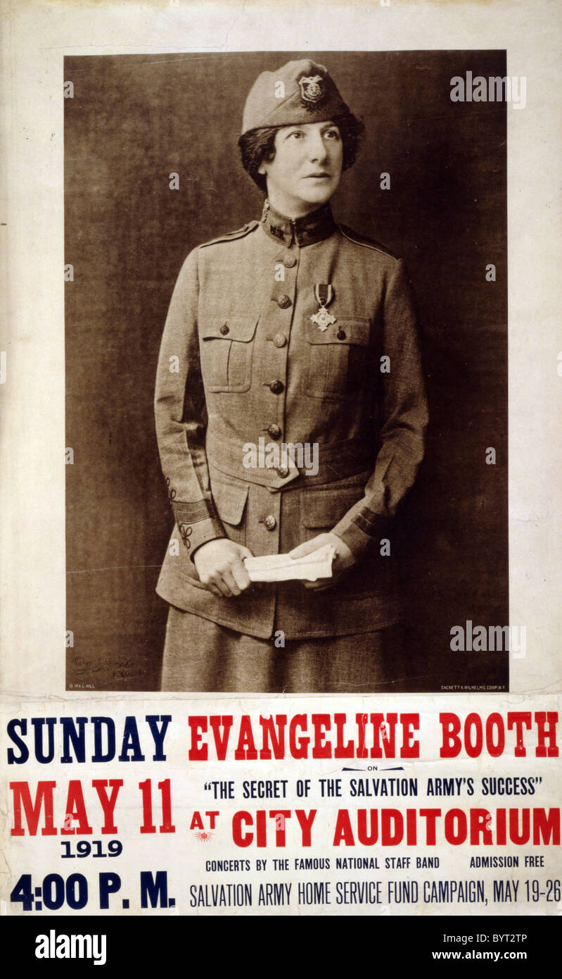 Evangeline Booth, Evangeline Cory Booth, 4th General of the Salvation ...